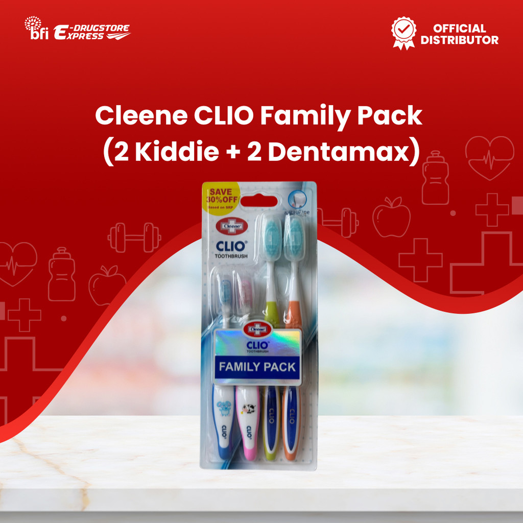 Cleene CLIO Family Pack (2 Kiddie + 2 Dentamax) | Shopee Philippines