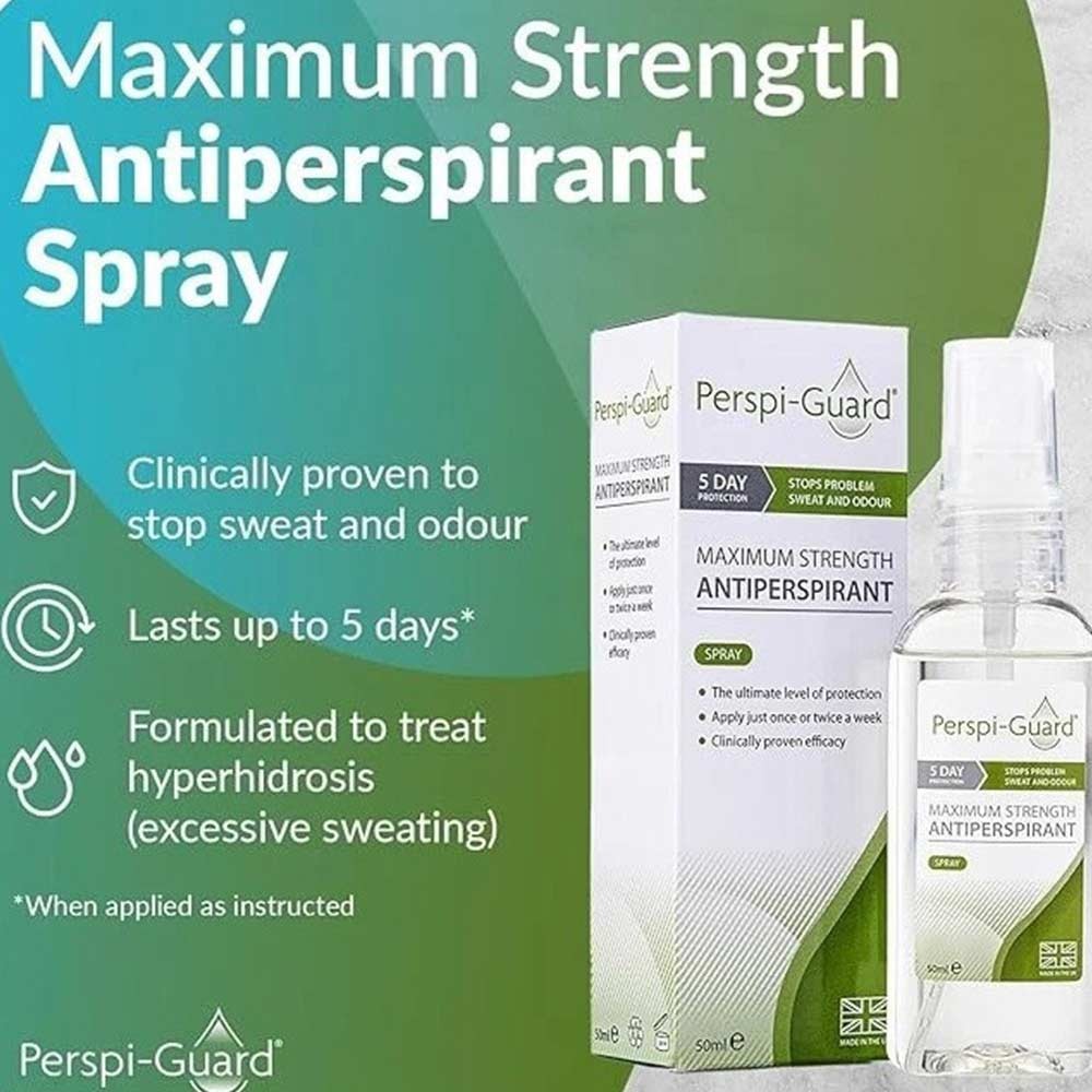 Perspi-Guard maximum strength antiperspirant spray for Excessive ...