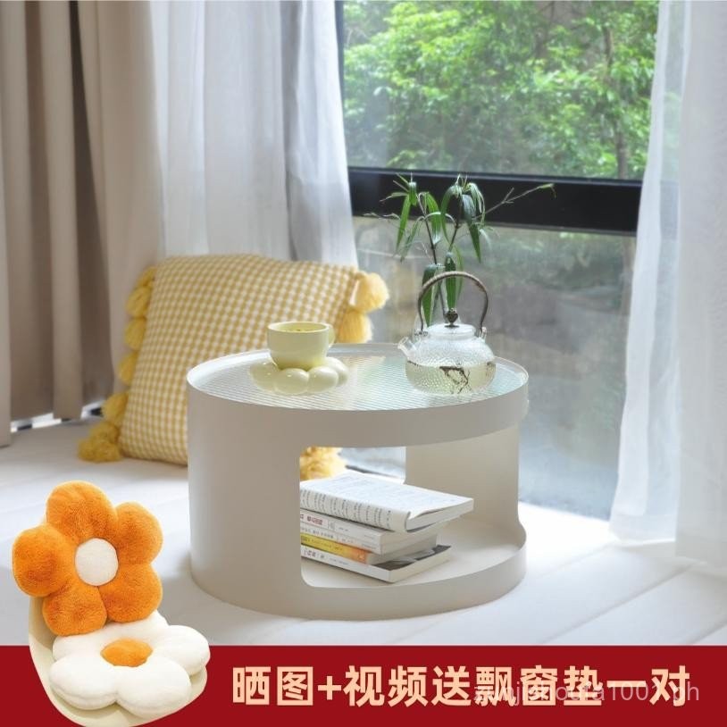 No Tatami Small Table Bedroom Bay Window Table Cream Style Low Table ...
