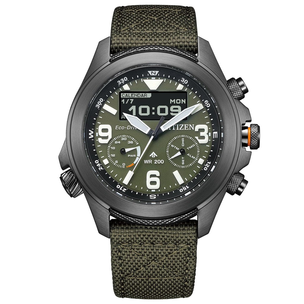 [Citizen] Promaster Eco-Drive Waterproof Land Series Ana-Digi Men's ...
