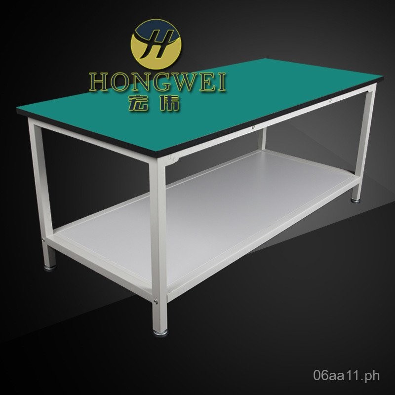 Anti-Static Workbench Double-Layer Heavy-Duty Assembly Workbench ...