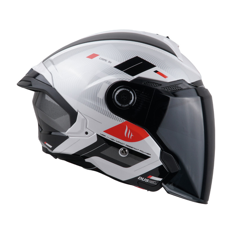 MT Cosmo SV GD - SILENCE Dual Visor Open Face Motorcycle Helmet (FREE ...