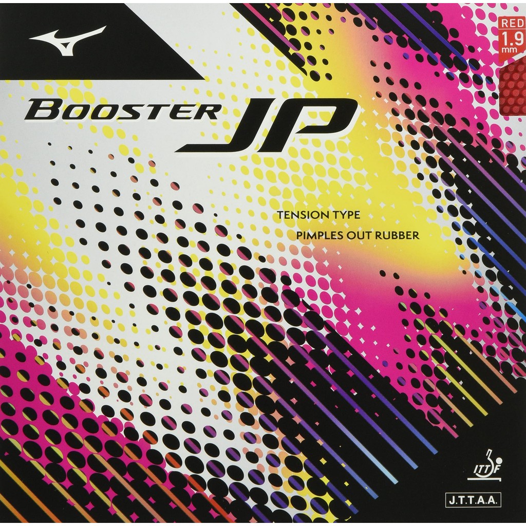MIZUNO Table Tennis Rubber Booster JP 83JRT212 62: Red Thick 【Direct ...