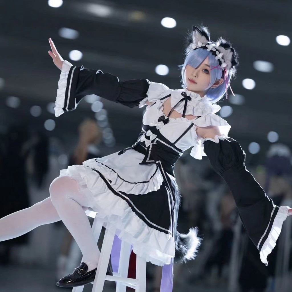 Rem cosplay clothes Ram cosplay maid costume Re:Zero -Starting Life in ...