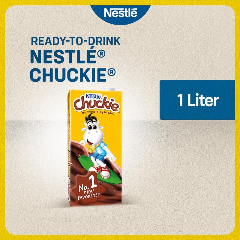 NESTLÉ CHUCKIE Chocolate Flavoured Milk 1L - Rich in Vitamin D and ...