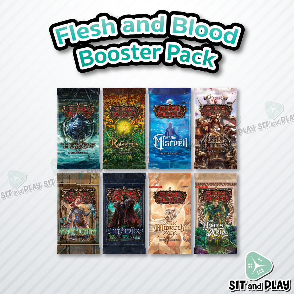 Flesh and Blood TCG-Booster Pack Authentic Felsh and Card Game 1-fabtcg ...