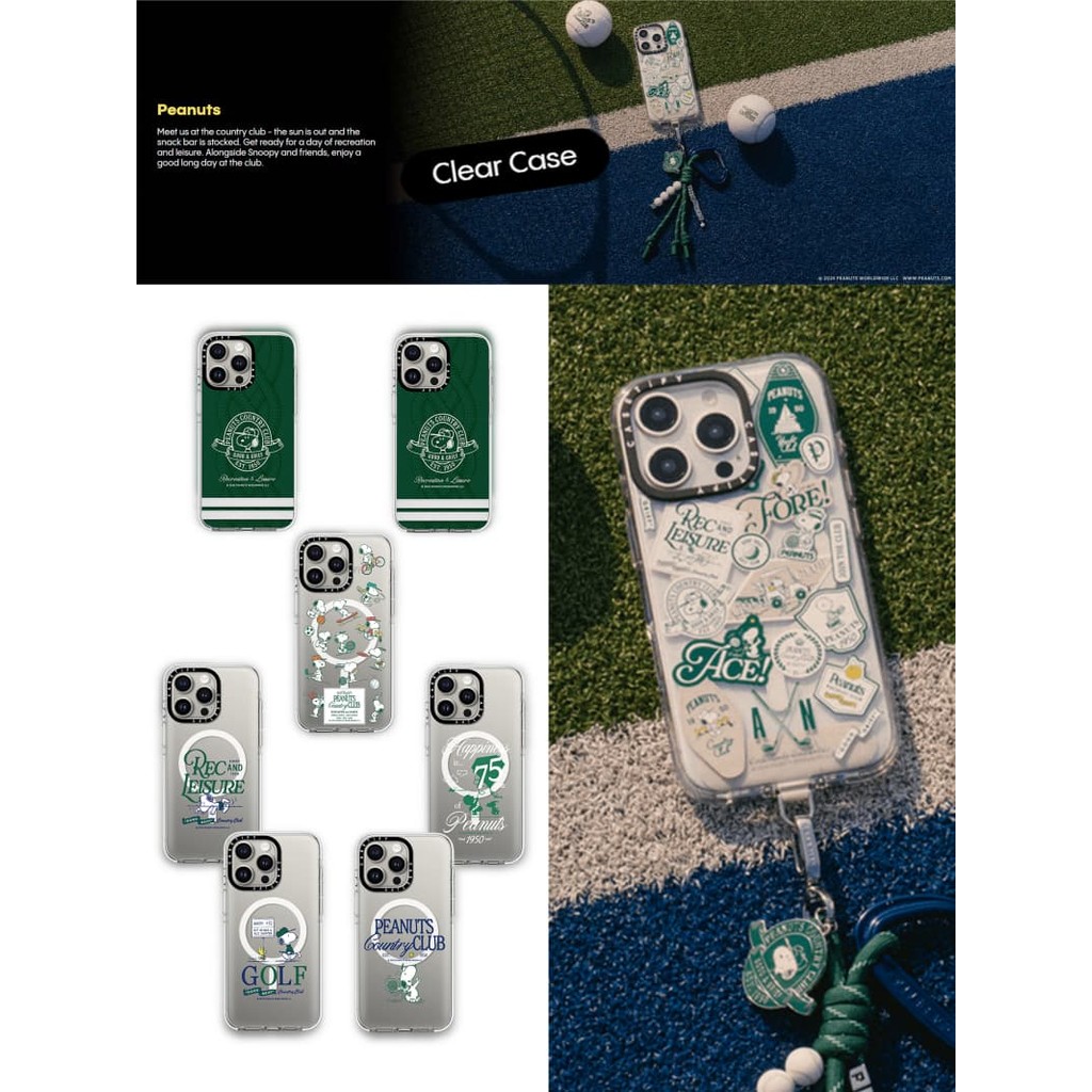 CASECASE X Peanuts Impact Clear Magnetic suction Case for iPhone 16/15 ...