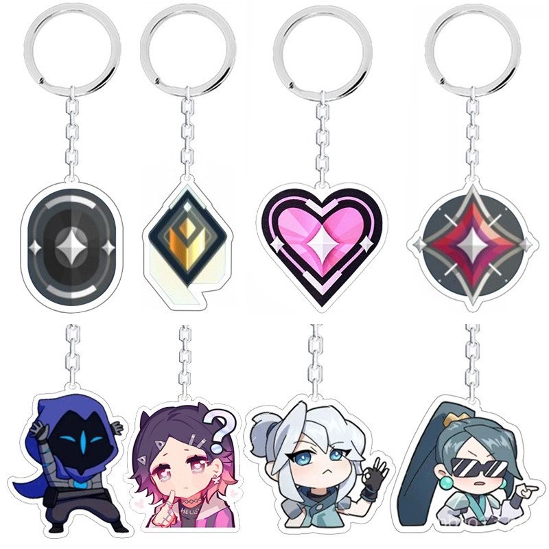 Valorant Valorant Keychain Valorant Merchandise Ranked Season Points ...