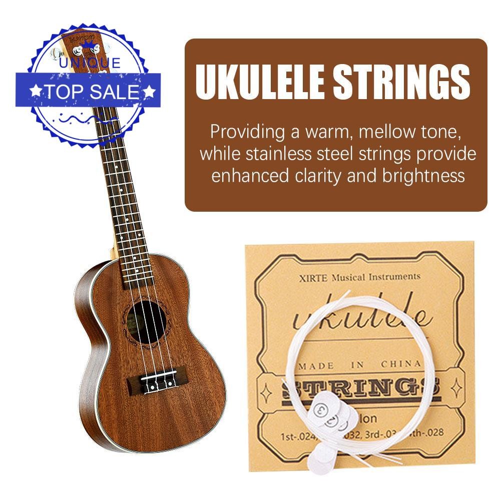 Ukulele Strings Nylon Strings Little Guitar Hawaiian Four String Little ...