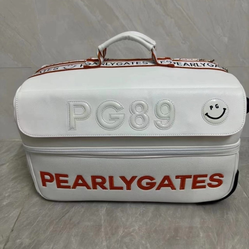 New PG Golf Pull Wheel Clothing Bag Spring Unisex Alphabet Two-Wheel ...