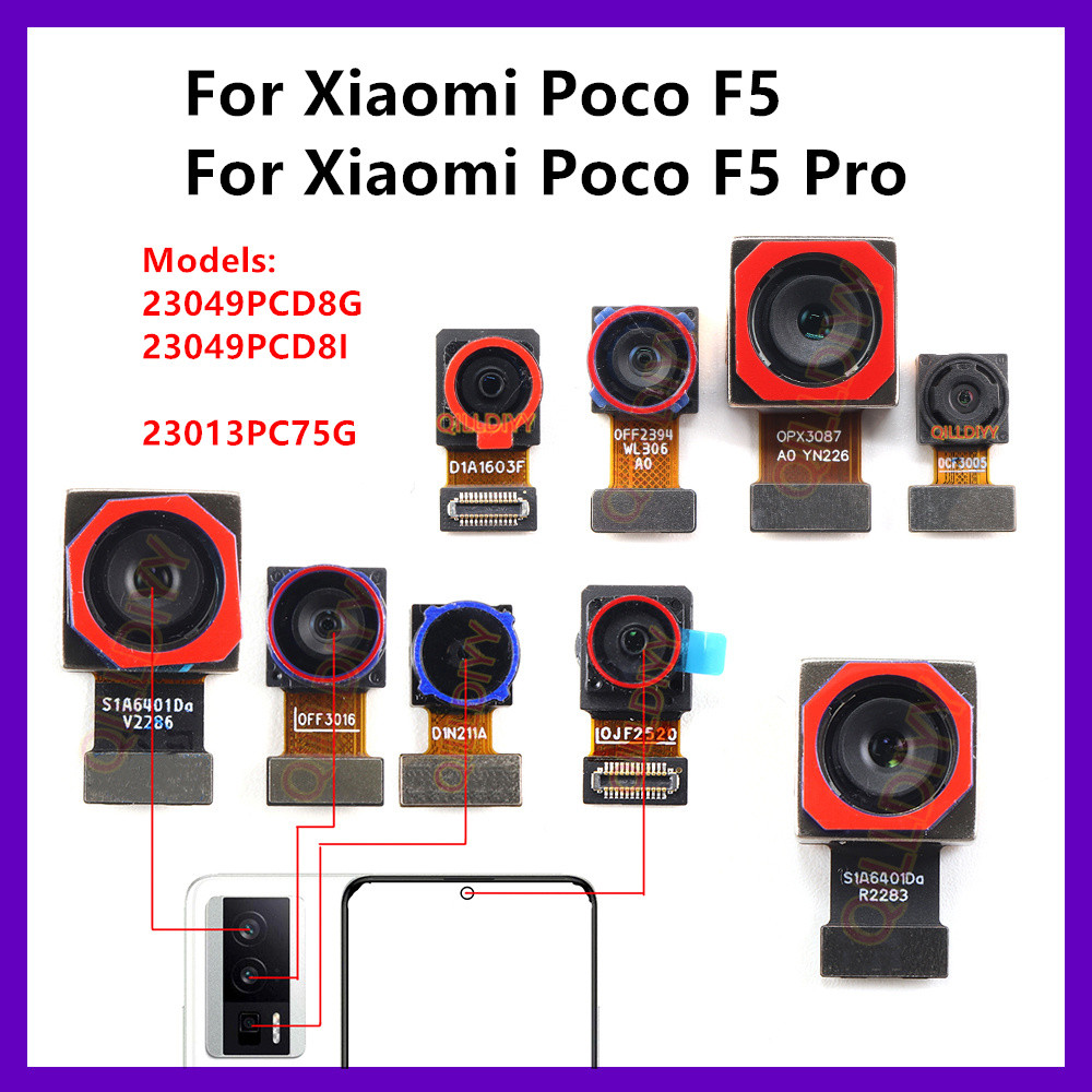 Front Rear Camera For Xiaomi Poco F5 / F5 Pro Frontal Selfie Facing ...