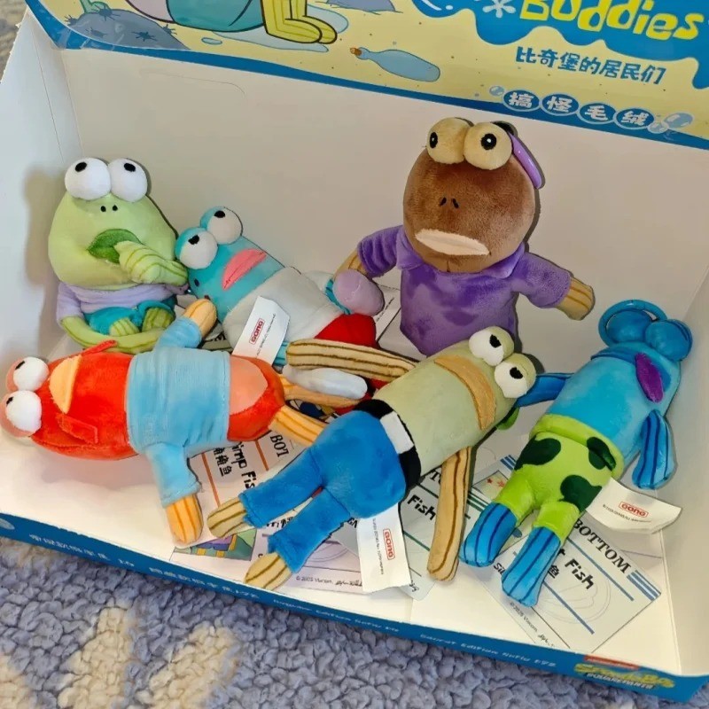 SpongeBob SquarePants Bikini Bottom Residents Underwater Fish Plush ...