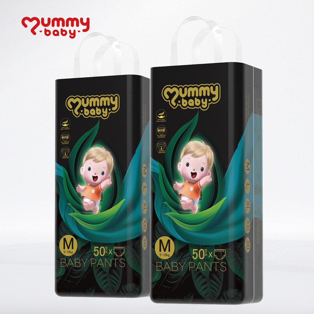 [2PCS]MUMMY BABY pull-up pants/tape diapers for babies with super ...