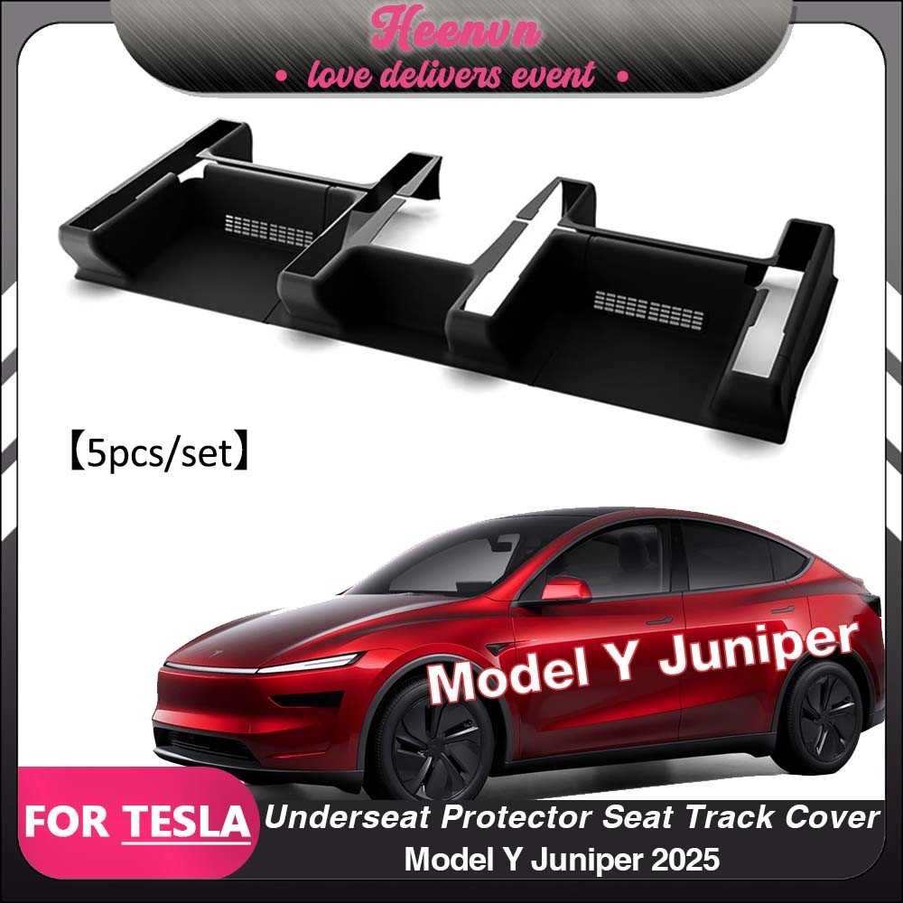 For Tesla Model Y Juniper 2025 TPE Under Seat Corner Guard Seat Slide ...