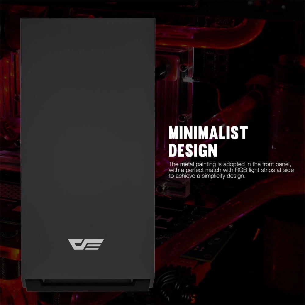 DarkFlash DLM22 Mid Tower Case, Brand New mid tower case. | Shopee ...