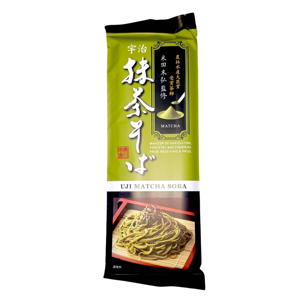 [Japan] Kanesu Uji Matcha Soba Noodles - 200g | Shopee Philippines