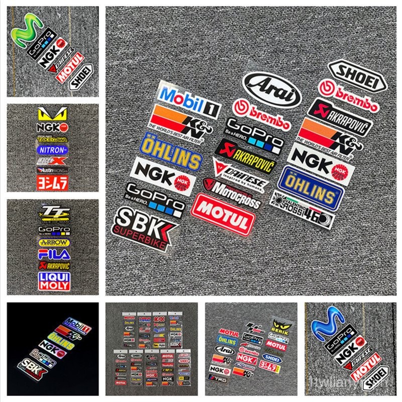 Waterproof Sunproof Reflective Car Stickers Sponsor Motorcycle Stickers ...