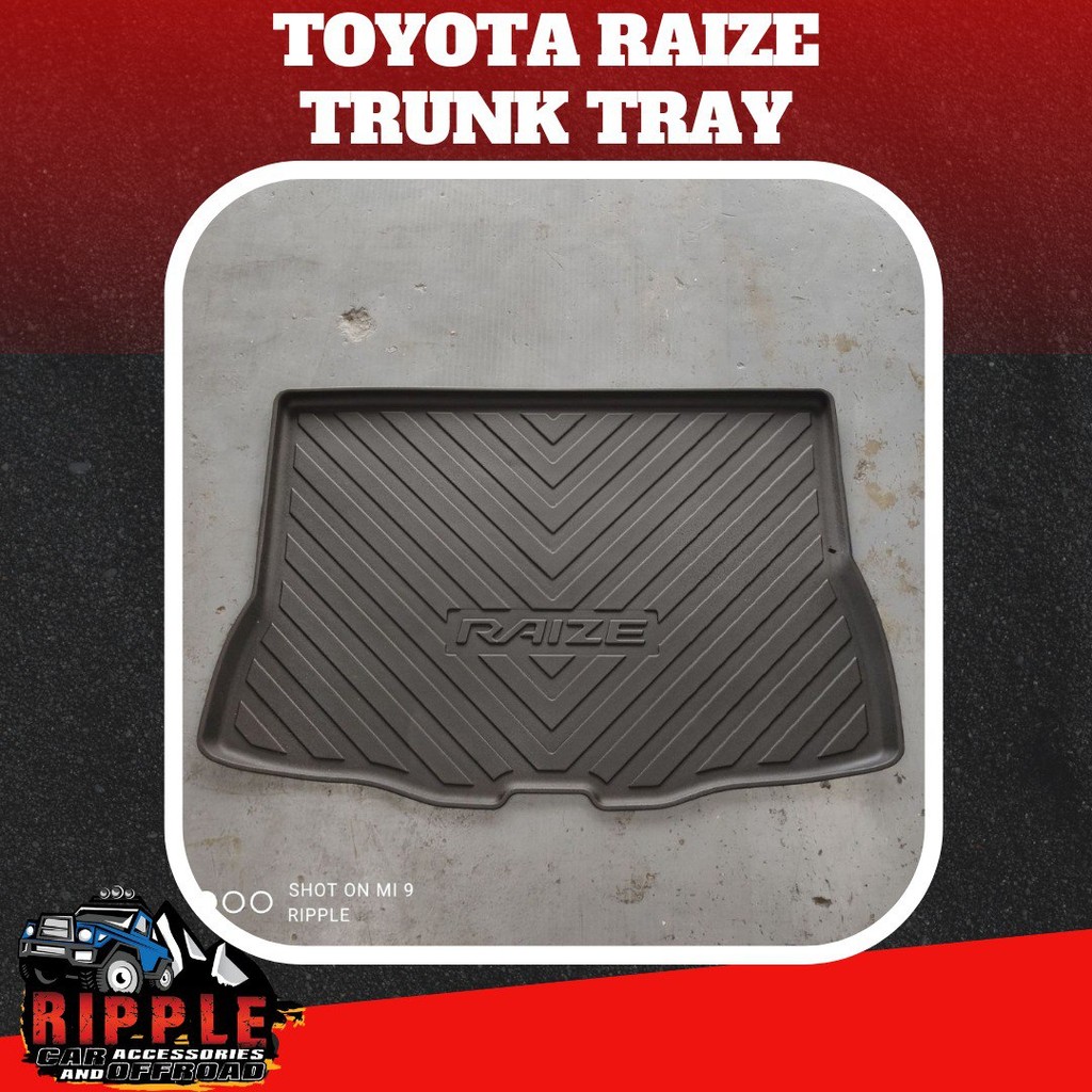 Toyota raize 2022-2025 cargo trunk tray matting | Shopee Philippines