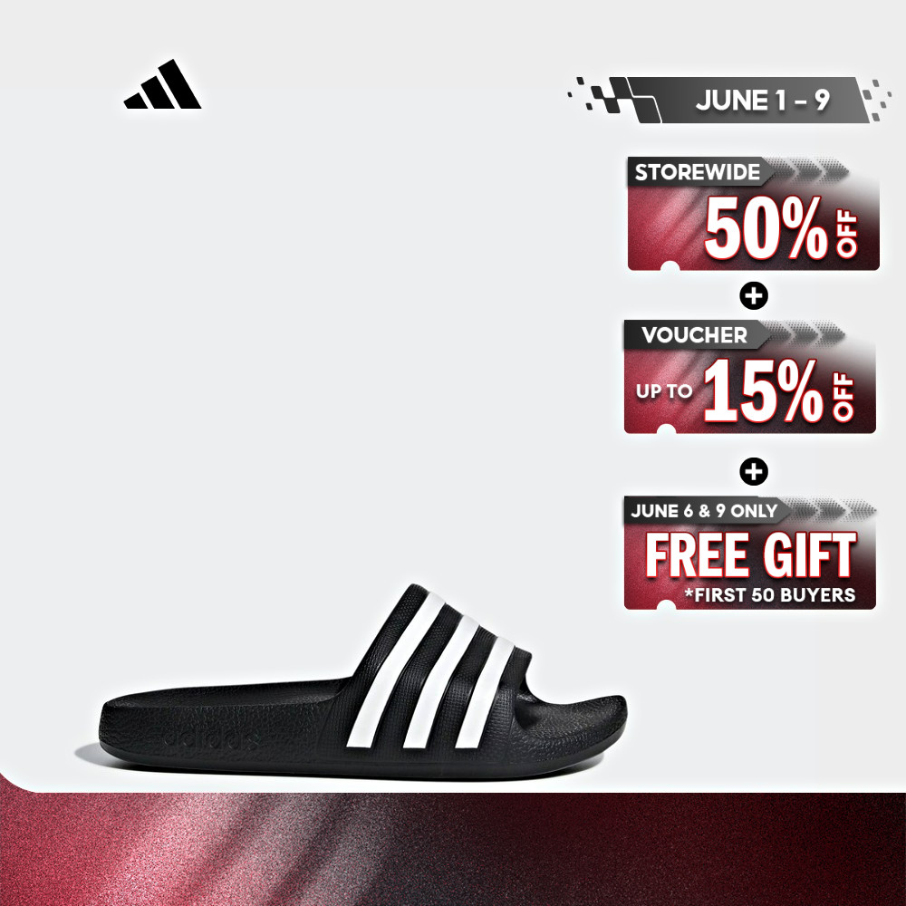 adidas Swimming & Lifestyle Adilette Aqua Slides Kids Unisex Black ...