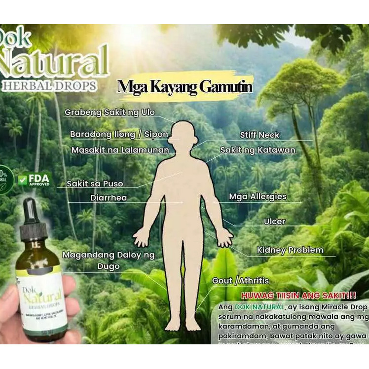 Buy 1 take 2 DOK NATURAL HERBAL DROPS 50ML. | Shopee Philippines