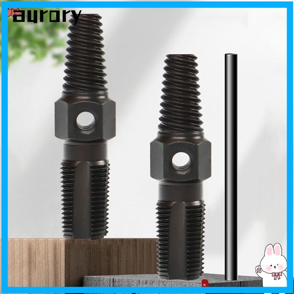 AURORY Screw Extractor Pipe Threader, Double Head Easy Out Water Pipe ...