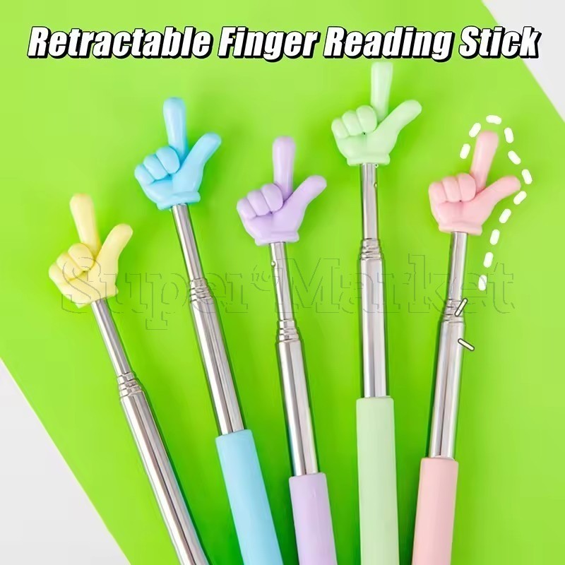 Teacher Finger Reading Stick - Telescopic Rod Finger Stick - Teaching ...