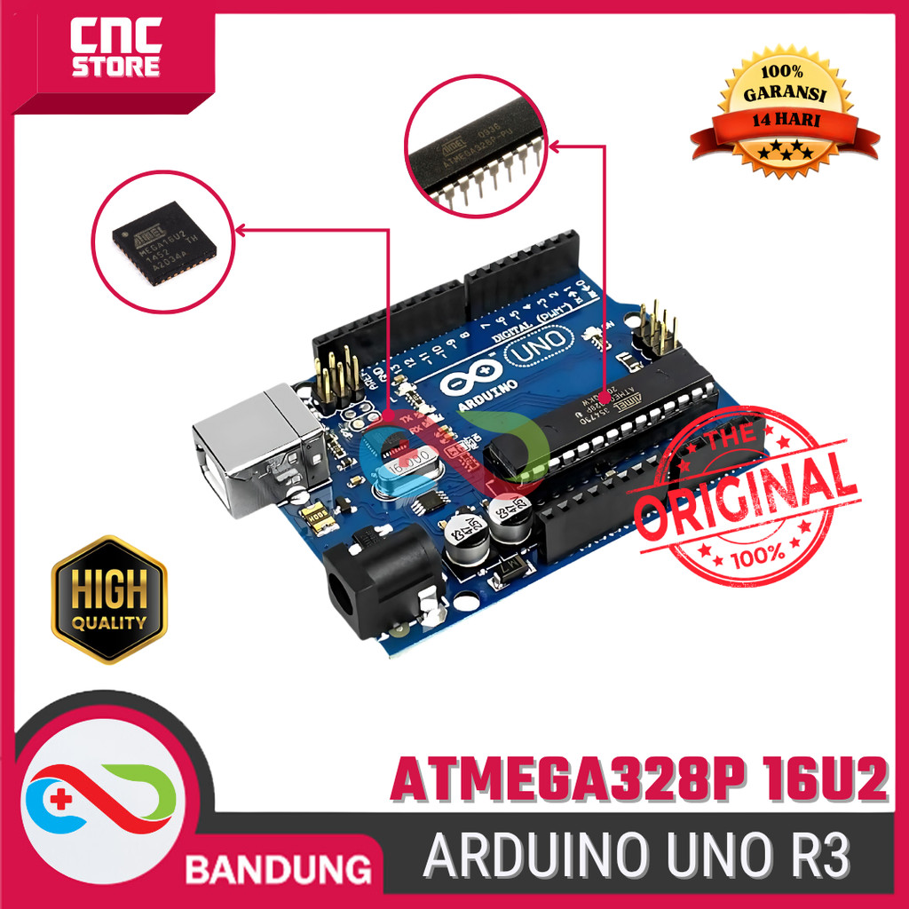 Arduino UNO R3 ATMEGA328P DIP ATMEGA 16U2 Compatible – Without Cables for DIY Projects | Shopee ...