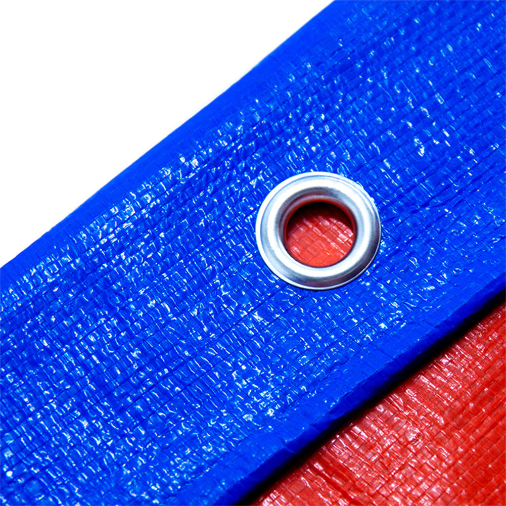2x2/3/4M Tarps Waterproof Heavy Duty Blue Tarps for Patio/Vehicle/Pool ...