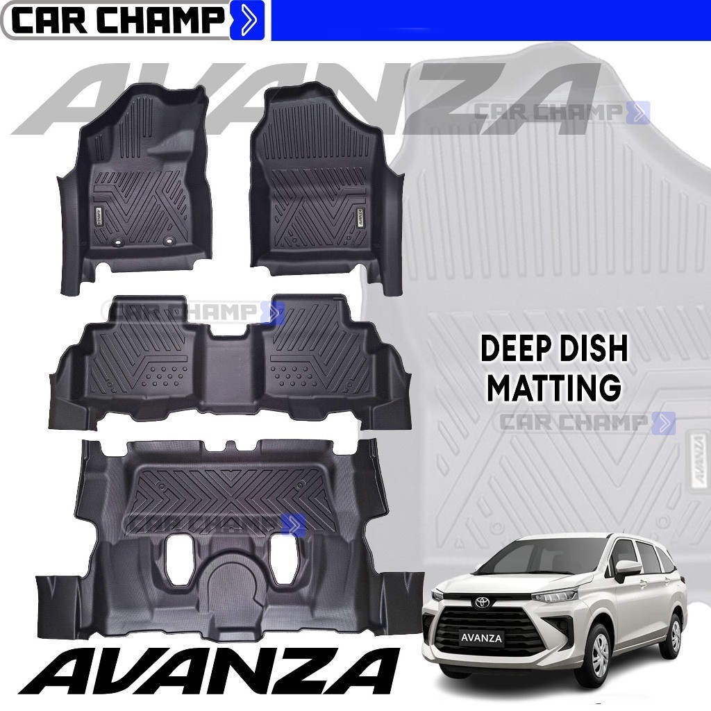 Toyota Avanza 2022 to 2025 Deep Dish Matting 5D EXCELLENT PREMIUM ...