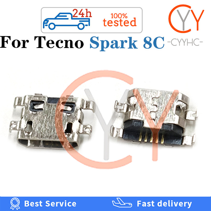 10pcs / 50pcs For Tecno Spark 8C USB Plug In Charging Charger Port ...