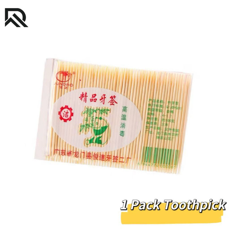 1Pack Natural Bamboo Toothpick Durable Wood Dental Bamboo Picks Home ...