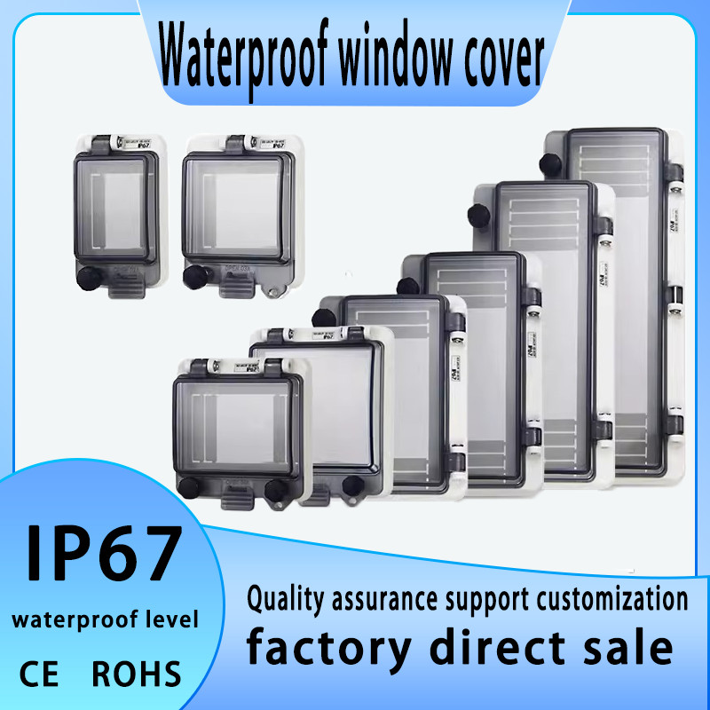 Transparent IP67 Waterproof Box Window Switch Protective Window Cover 2 ...