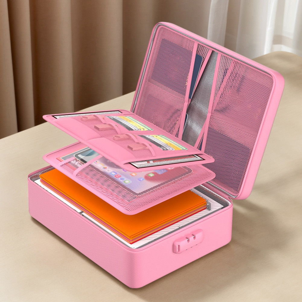 Fireproof Document Organizer Multi-Layer File Organizer Waterproof File ...