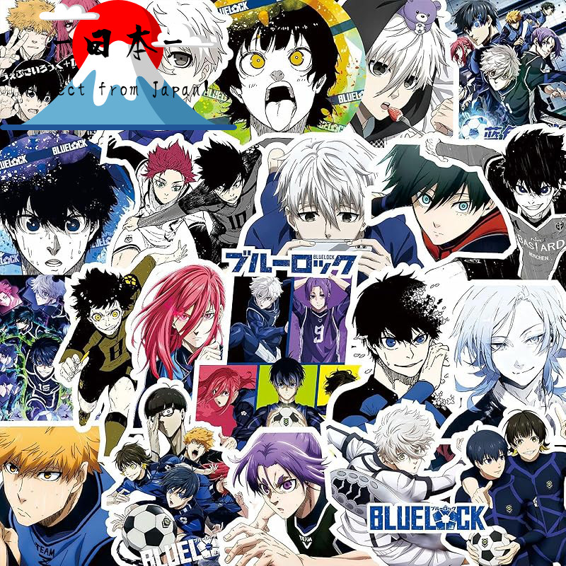 [Direct from Japan] 80 Sheets Blue Lock Sticker Collection Set ...