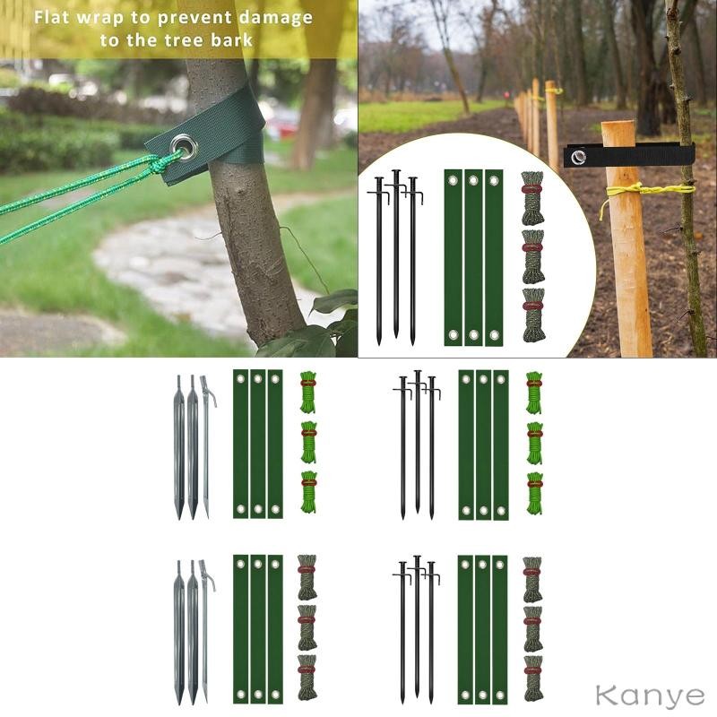 [KY] Tree Staking and Supports Heavy Duty Tree Stake Kit Garden Tools ...