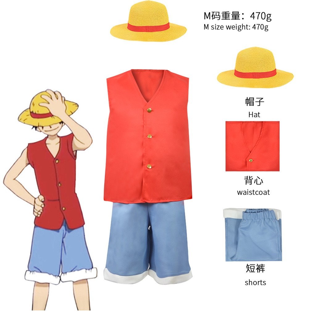 cosplay costume for adult men One Piece Luffy from the First Generation ...