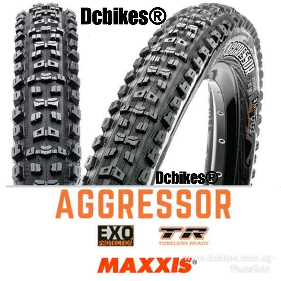 Maxxis 26 | 27.5 | 29 X 2.3 Aggressor EXO Tubeless 650B Folding Tyre (1 ...