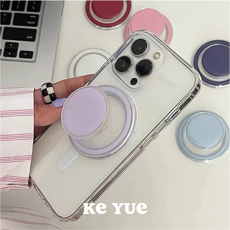 Korea Cute Candy Color Round Socket Magnetic Phone Griptok Grip Tok ...