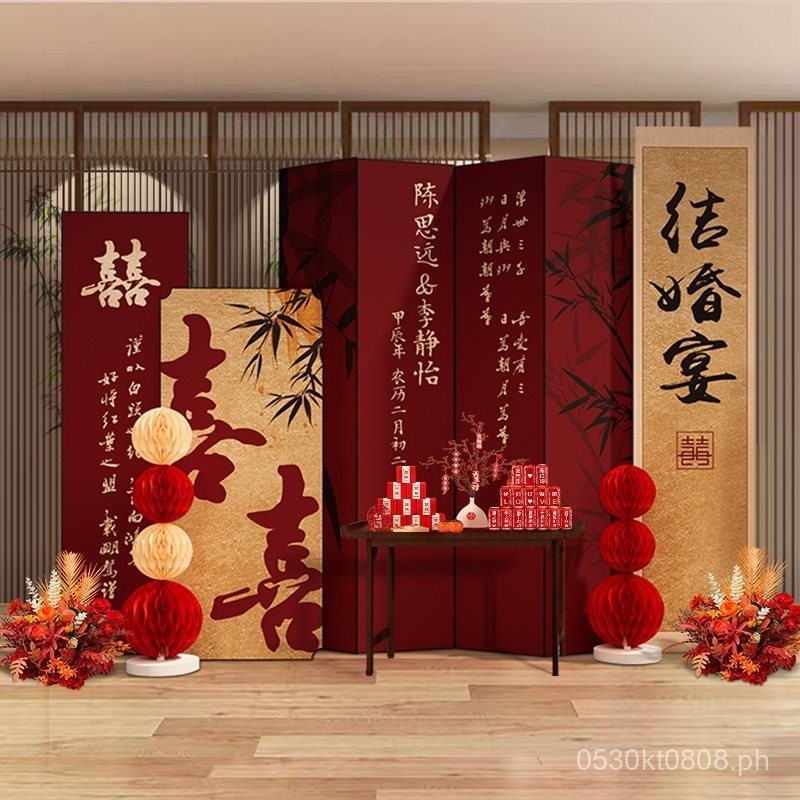 Welcome kt Wedding Ceremony Scene Hotel Background Wall Decoration Exit ...