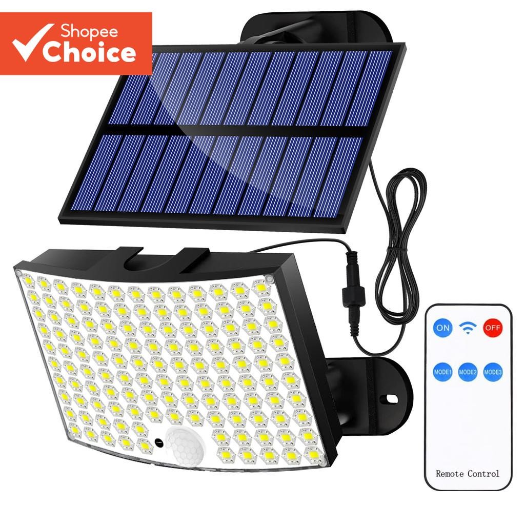 1/2 Pack 128LED Outdoor Split Solar Lights, 16.4ft (5M) Cable, Motion ...