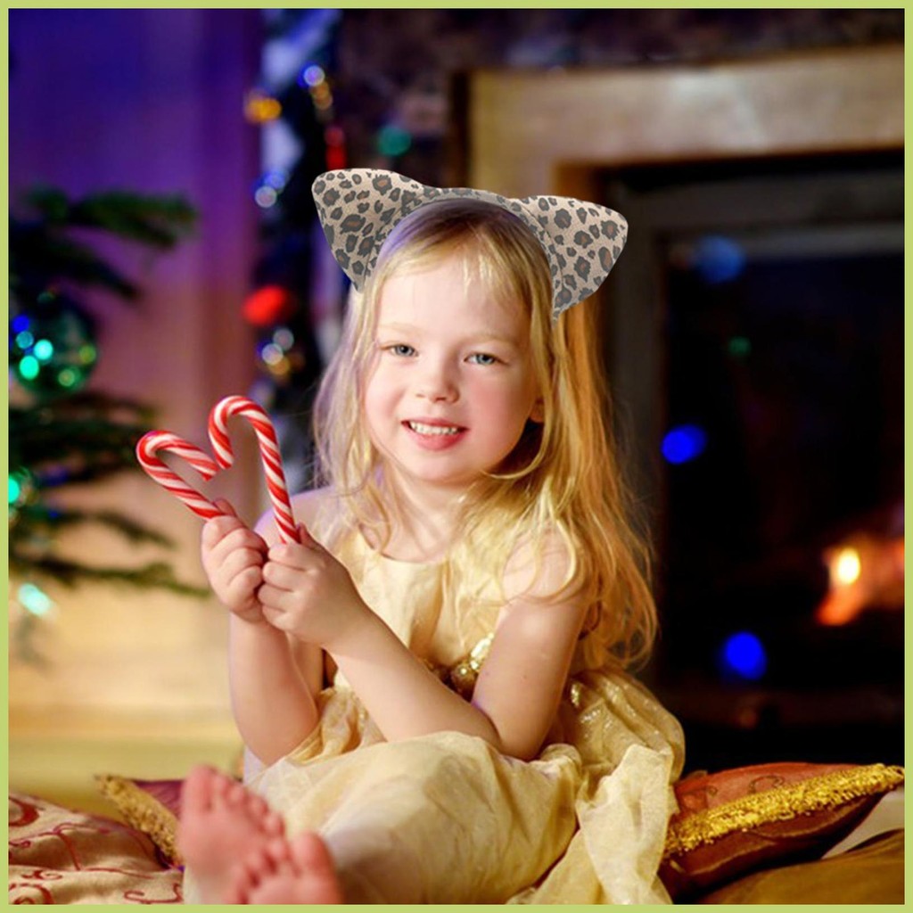 Leopard Cat Ears Headband Halloween Leopard Costume Featuring Claws ...