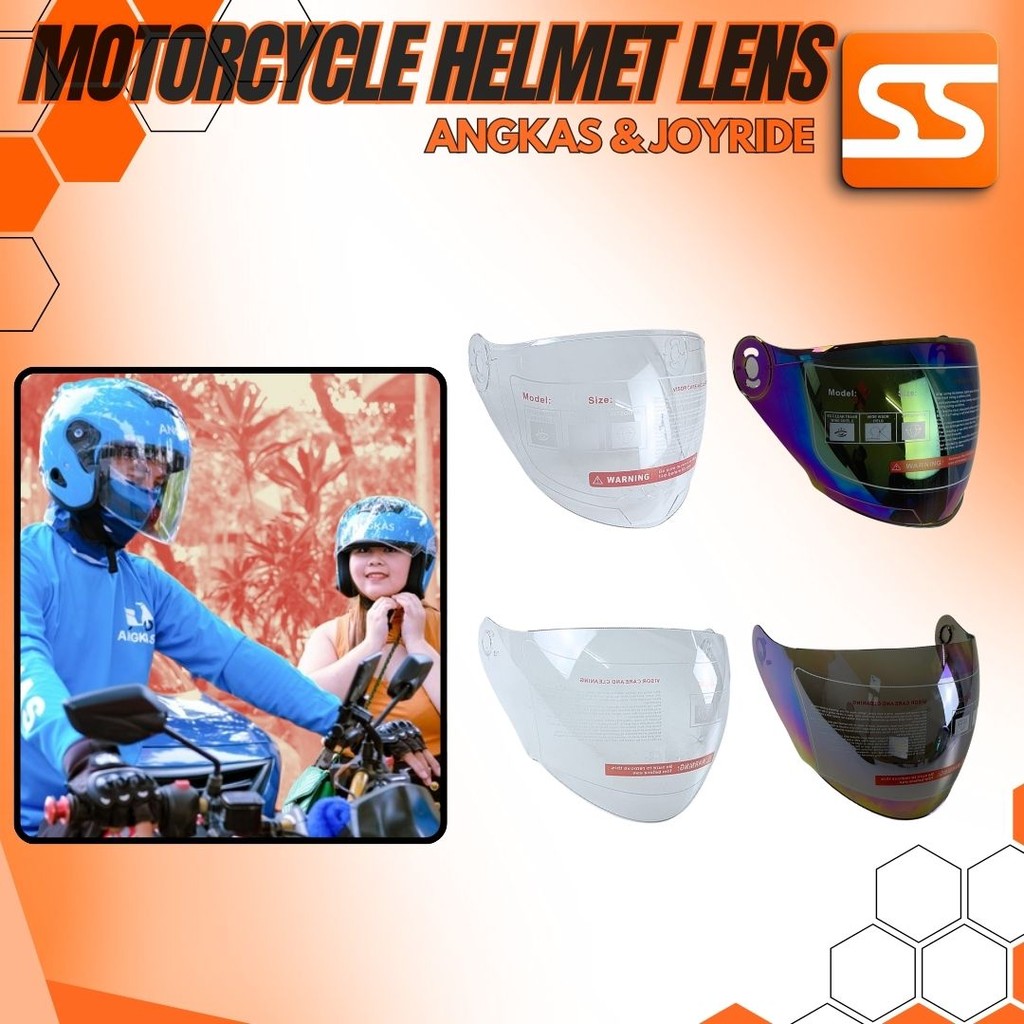 HELMET VISOR FOR ANGKAS RIDERS MOTORS | Shopee Philippines
