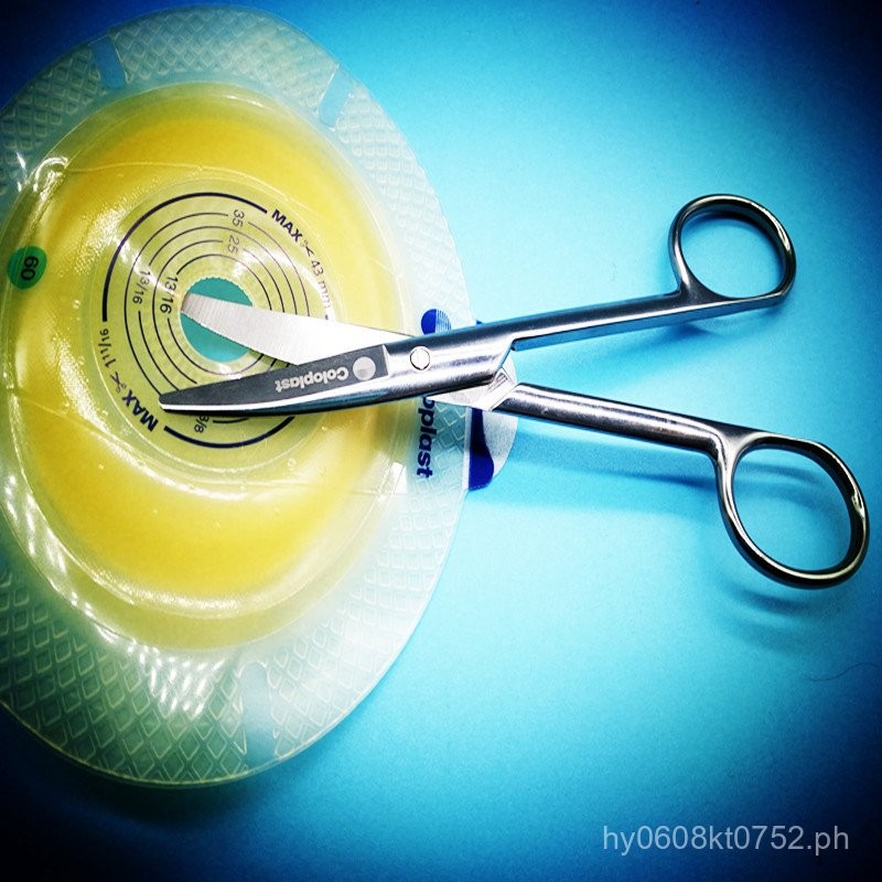 Curved Head Ostomy Bag Ostomy Care Convolution Curved Scissors Arc ...