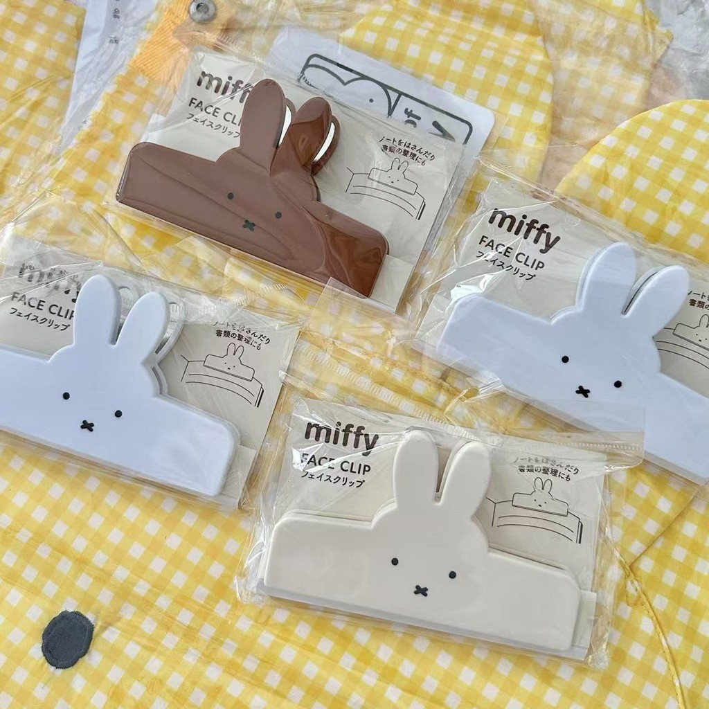 Miffy Rabbit Clip Cute High-Value Student Multifunctional Treasure Head ...