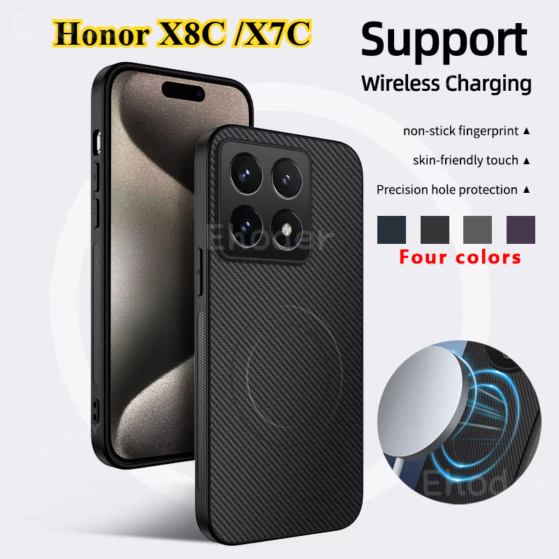 Luxury Matte Casing For Honor X8C X7C 4G 200 Smart 5G 2024 Case ...