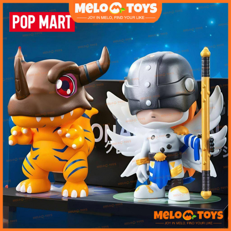 GENUINE POPMART Digimon Fridge Magnet Series Doll Blind Box Toy ...