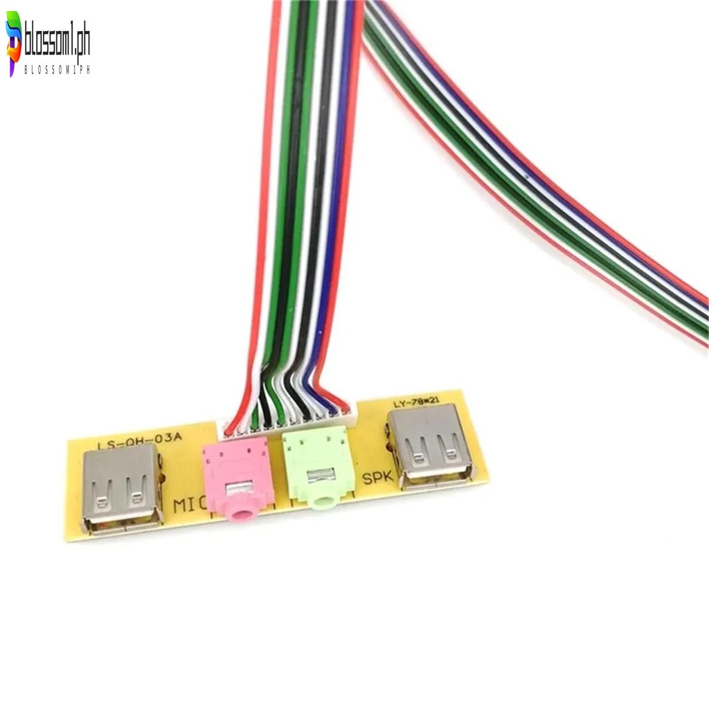 Computer Front Panel Cable 6.8cm Length Plug and Play Reversible ...