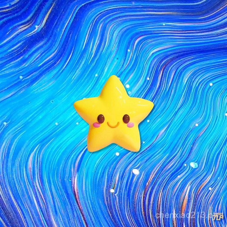 New Product TLP Reflective Car Stickers Smiling yellow star cute Glass ...