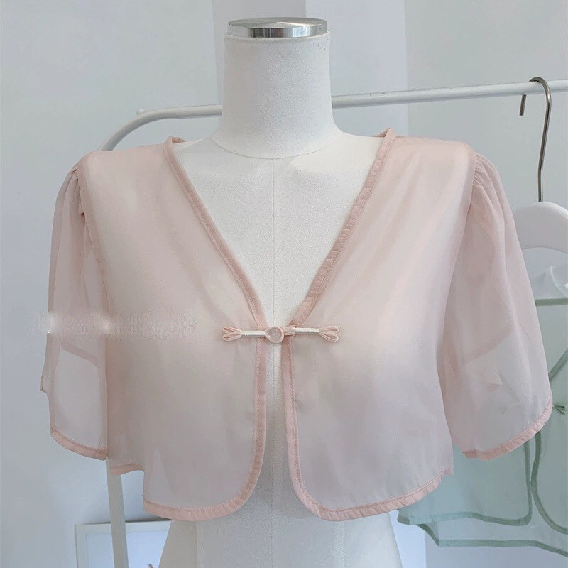 Chiffon Bolero Blazer for Woman Modern Filipiniana Bolero Top Elegant ...