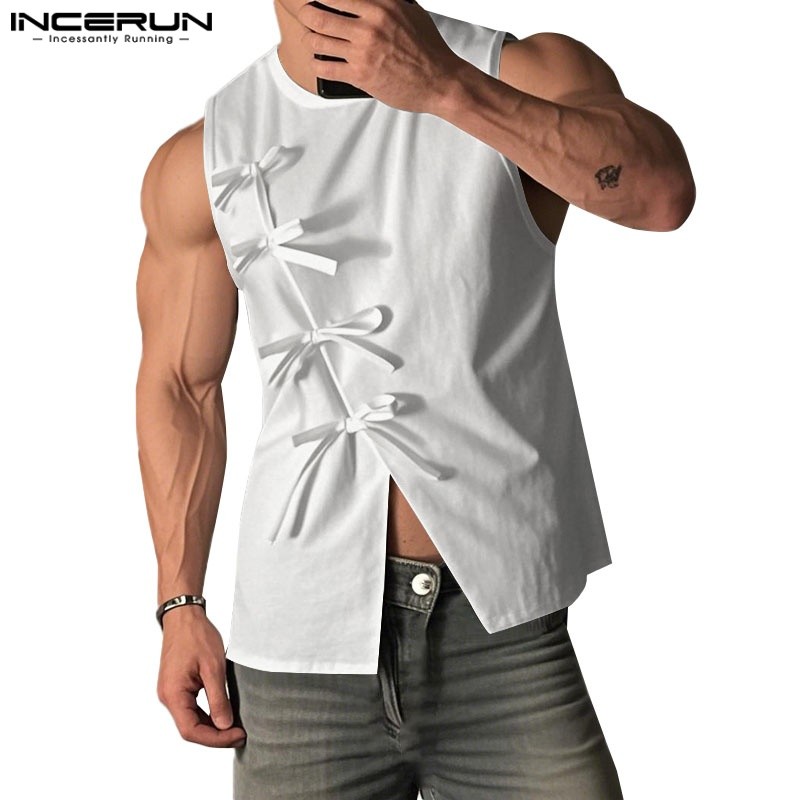 INCERUN Men's Bow Strap Vest | Shopee Philippines